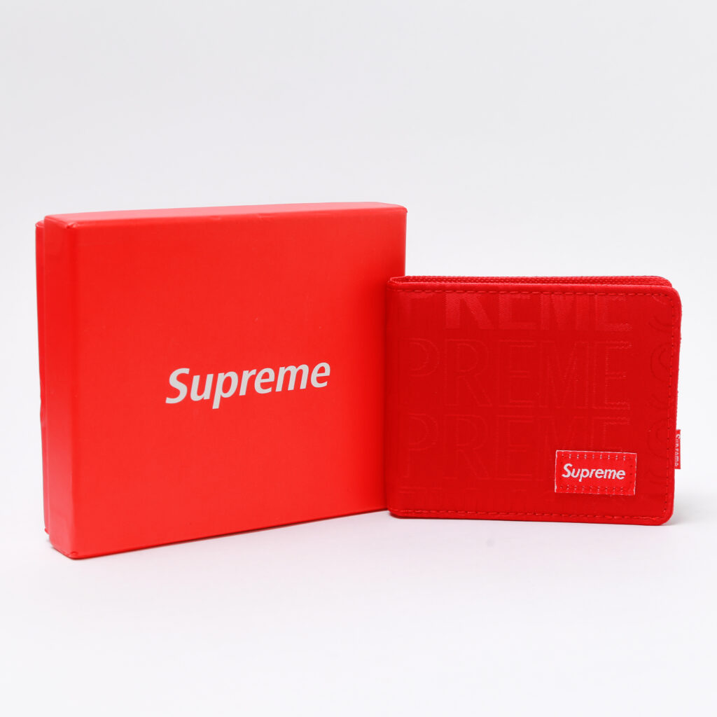 Carteira Supreme Vermelha – Allan Luxury